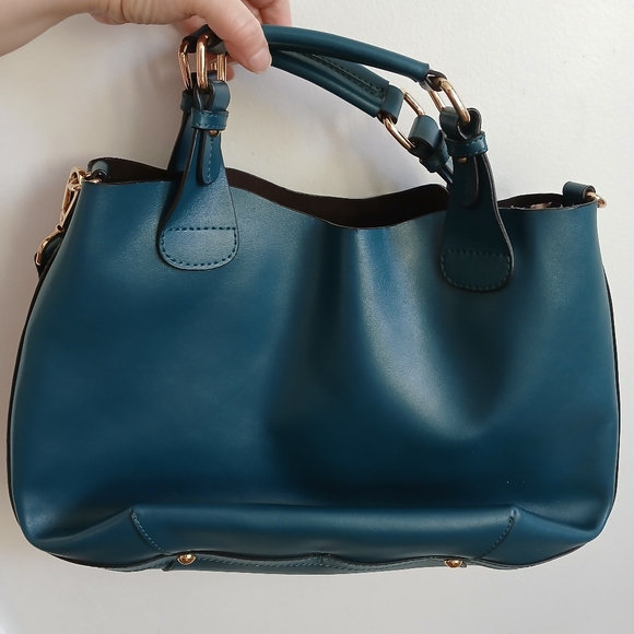 Bags | Danier Teal Bag | Poshmark